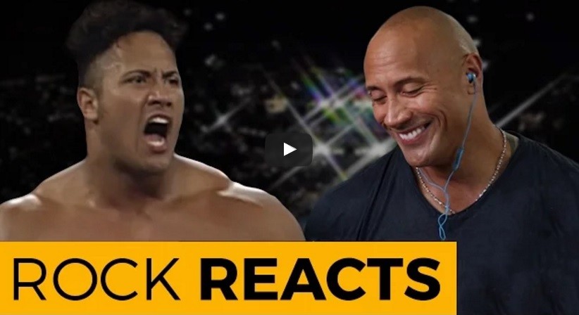 Inspiring: Watch Dwayne “The Rock” Johnson React on His Very First WWE ...