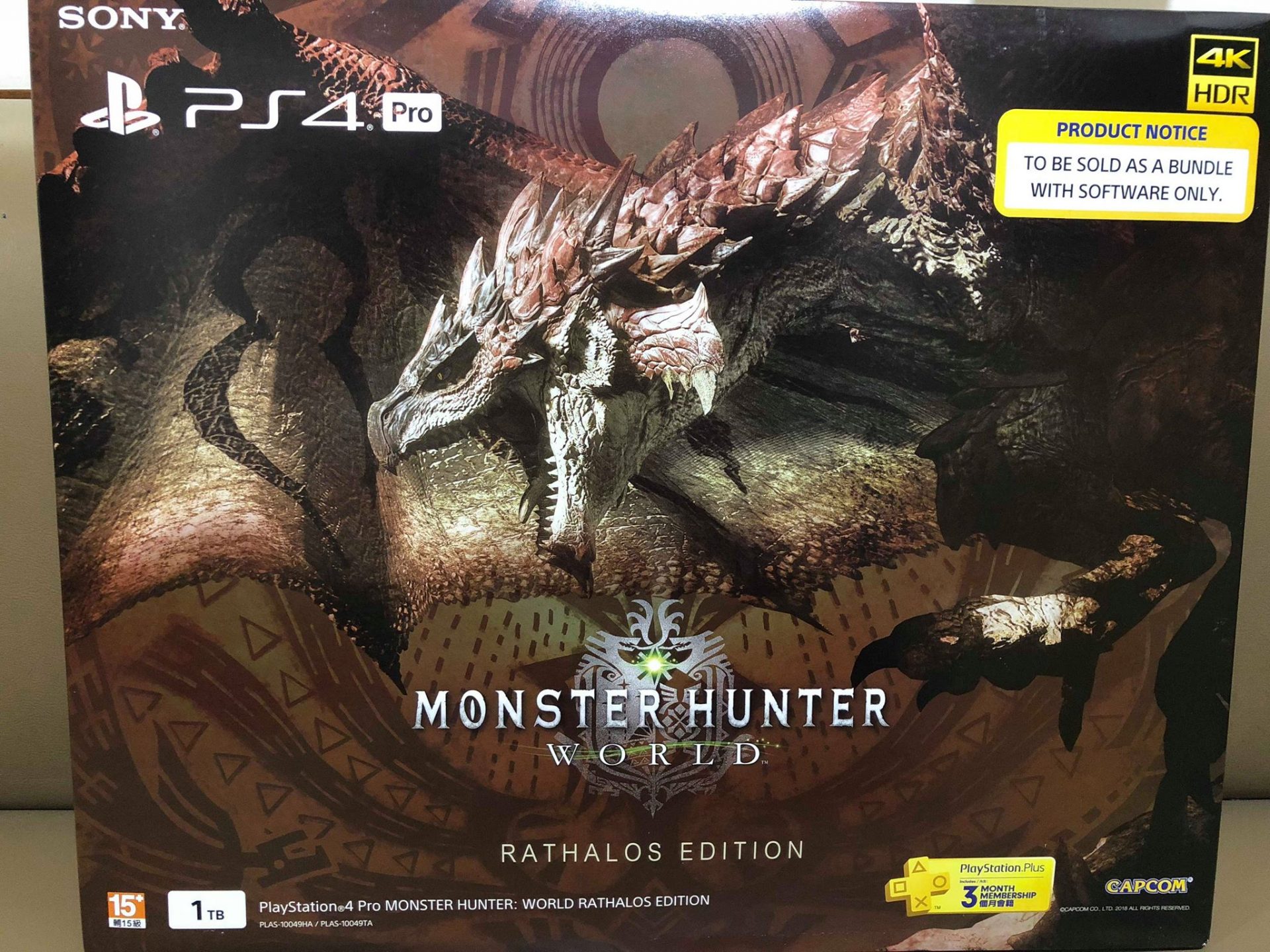 The beast is unboxed! Check out the Monster Hunter World PS4 Pro ...