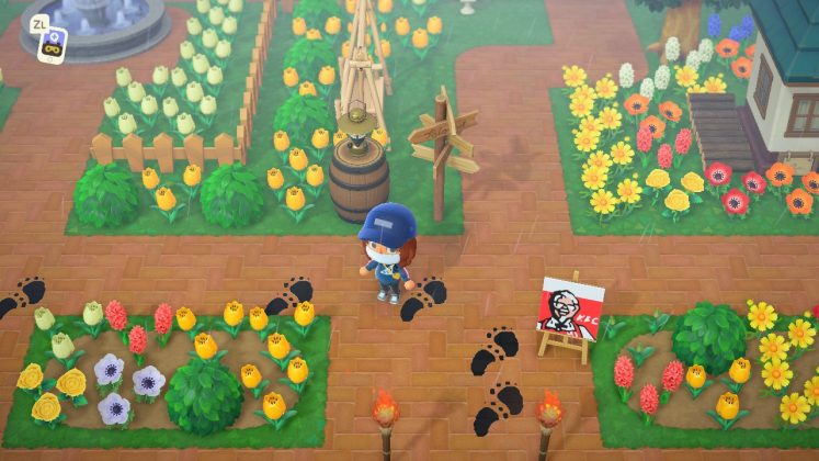 Here's a tour of 'KFC Island' in Animal Crossing: New Horizons - UnGeek