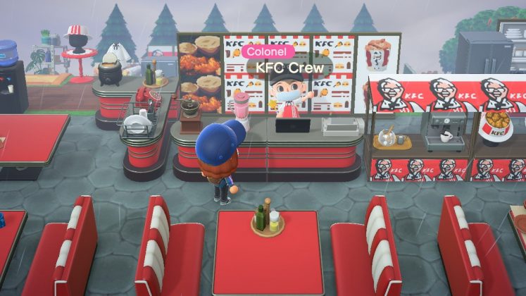 Here's a tour of 'KFC Island' in Animal Crossing: New Horizons - UnGeek