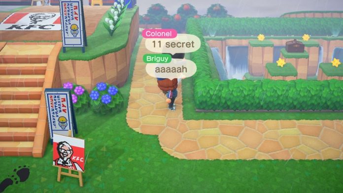 Here's a tour of 'KFC Island' in Animal Crossing: New Horizons - UnGeek