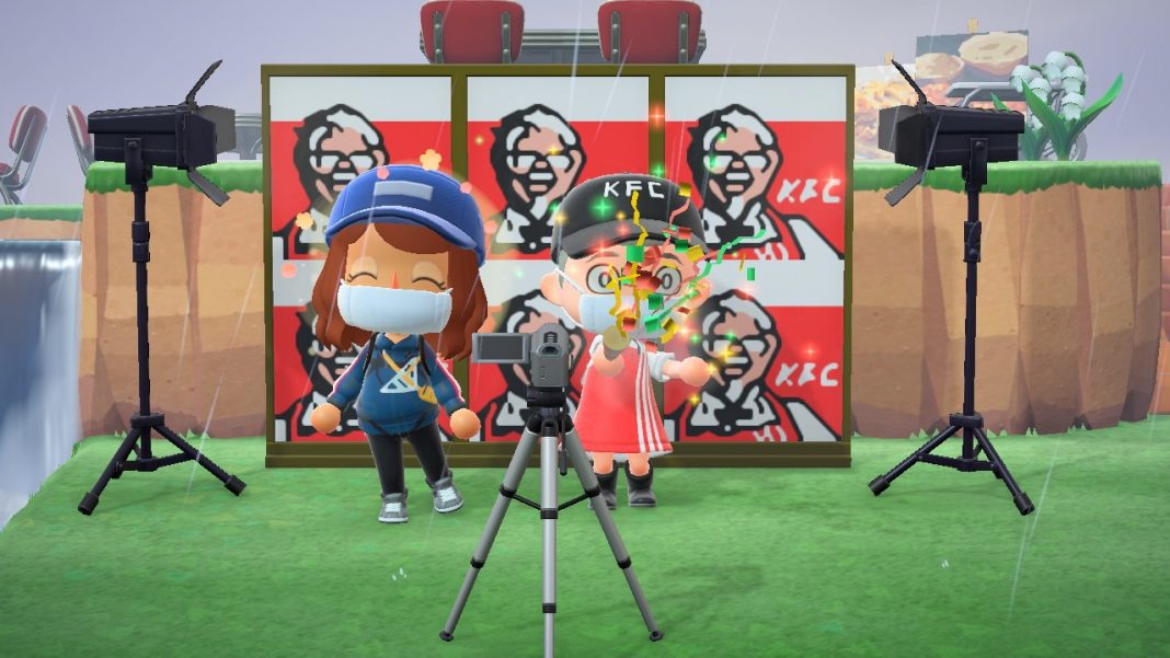 Here's a tour of 'KFC Island' in Animal Crossing: New Horizons - UnGeek