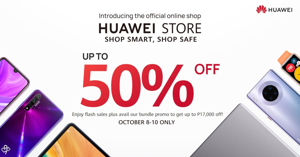 Huawei Store's 10.10 Sale offers up to 50% off on select devices - UnGeek