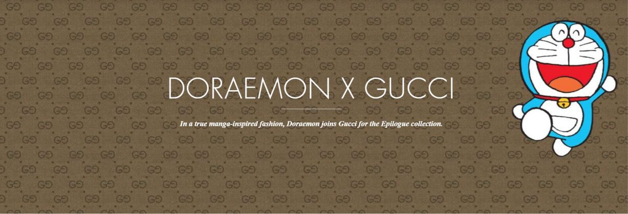 Doraemon goes bougie with this Gucci collaboration