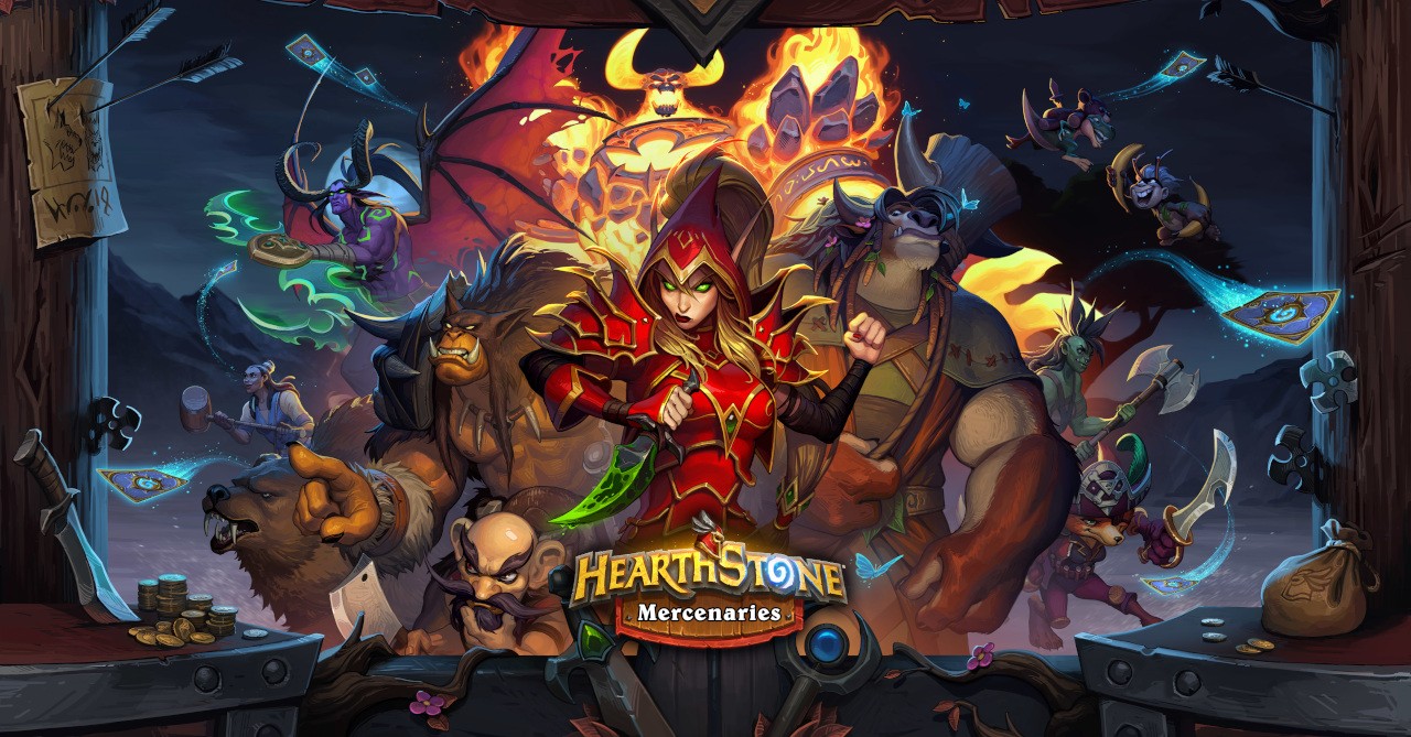 Hearthstone Book of Mercenaries featuring Rokara is now live