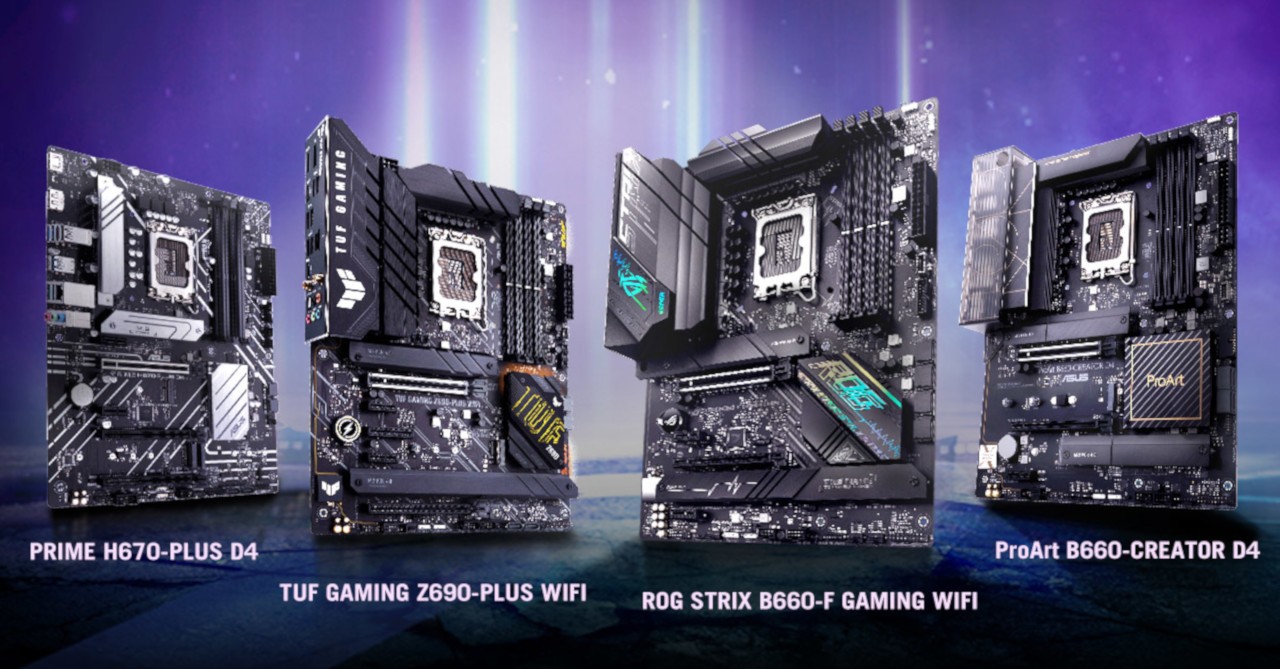 ASUS announces pricing, availability of Intel Z690, H670, B660 and H610