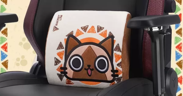 Secretlab expands Monster Hunter lineup with a new lumbar pillow