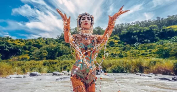 This impressive Jibaro cosplay was shot in the Philippines