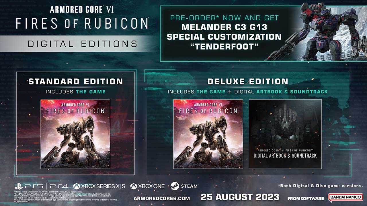 Armored Core VI Premium Collector's Edition and more revealed