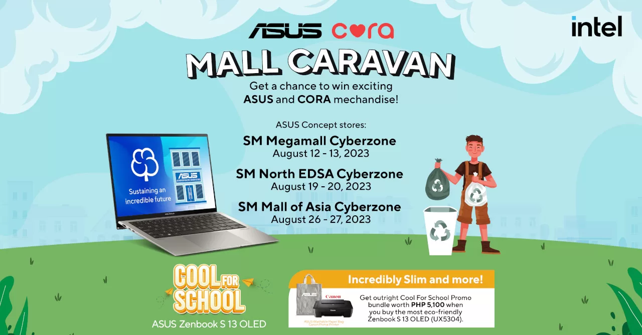 ASUS and CORA team up for Eco-Ikot and Cool for School Mall Caravan ...