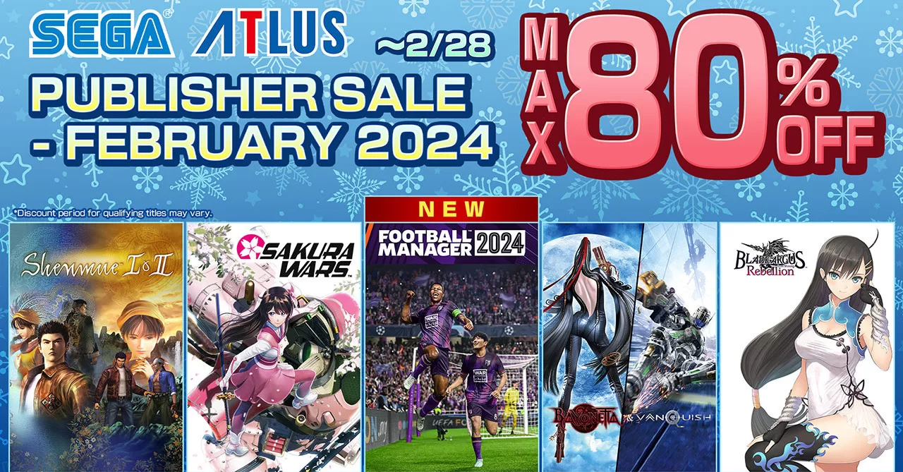 SEGA and Atlus hold another Publisher Sale for February 2024 - UnGeek