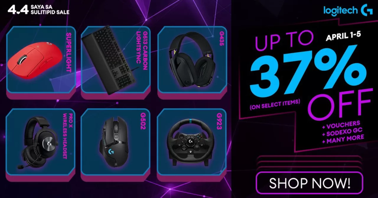 Score thrilling deals with Logitech at the Lazada 4.4 Summer Sale - UnGeek