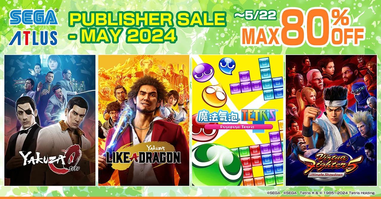 SEGA is back with yet another Publisher Sale for May 2024 on ...