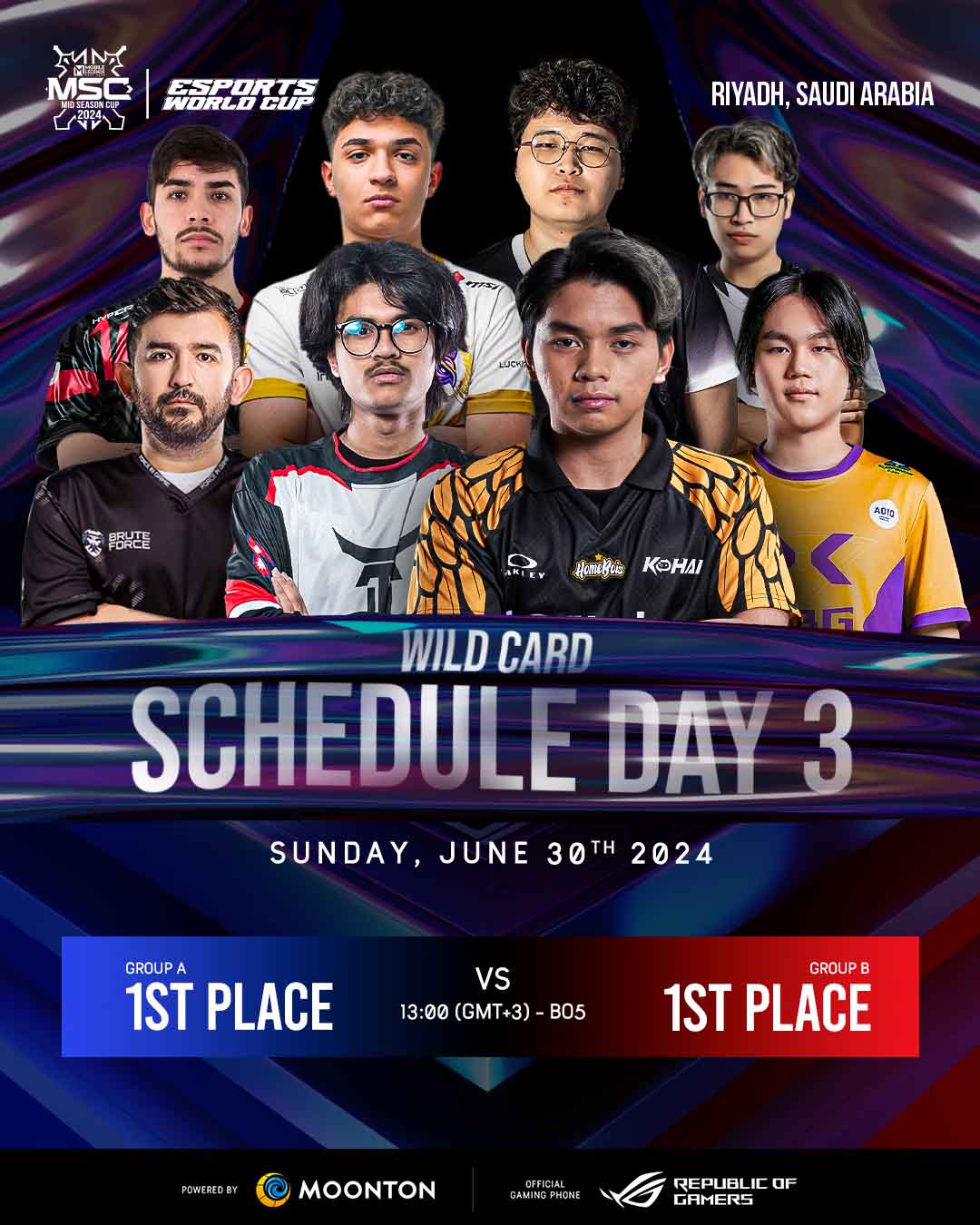 Here's your MSC 2024 Official Tournament Schedule