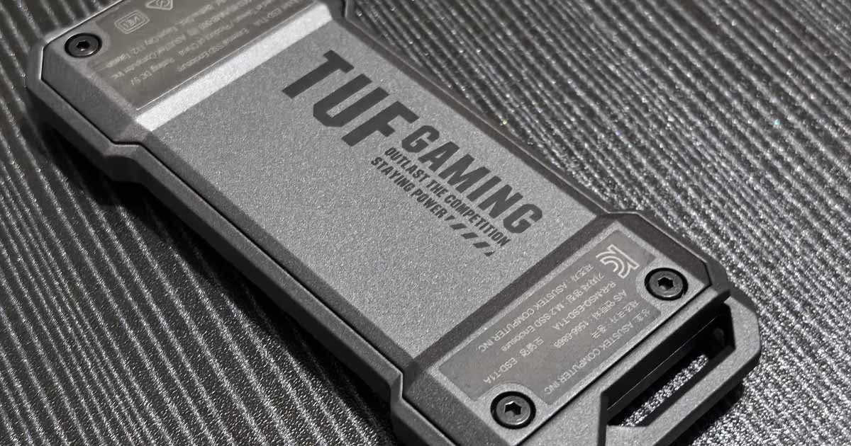 ASUS TUF GAMING A1 SSD Enclosure saved our Taipei Coverage