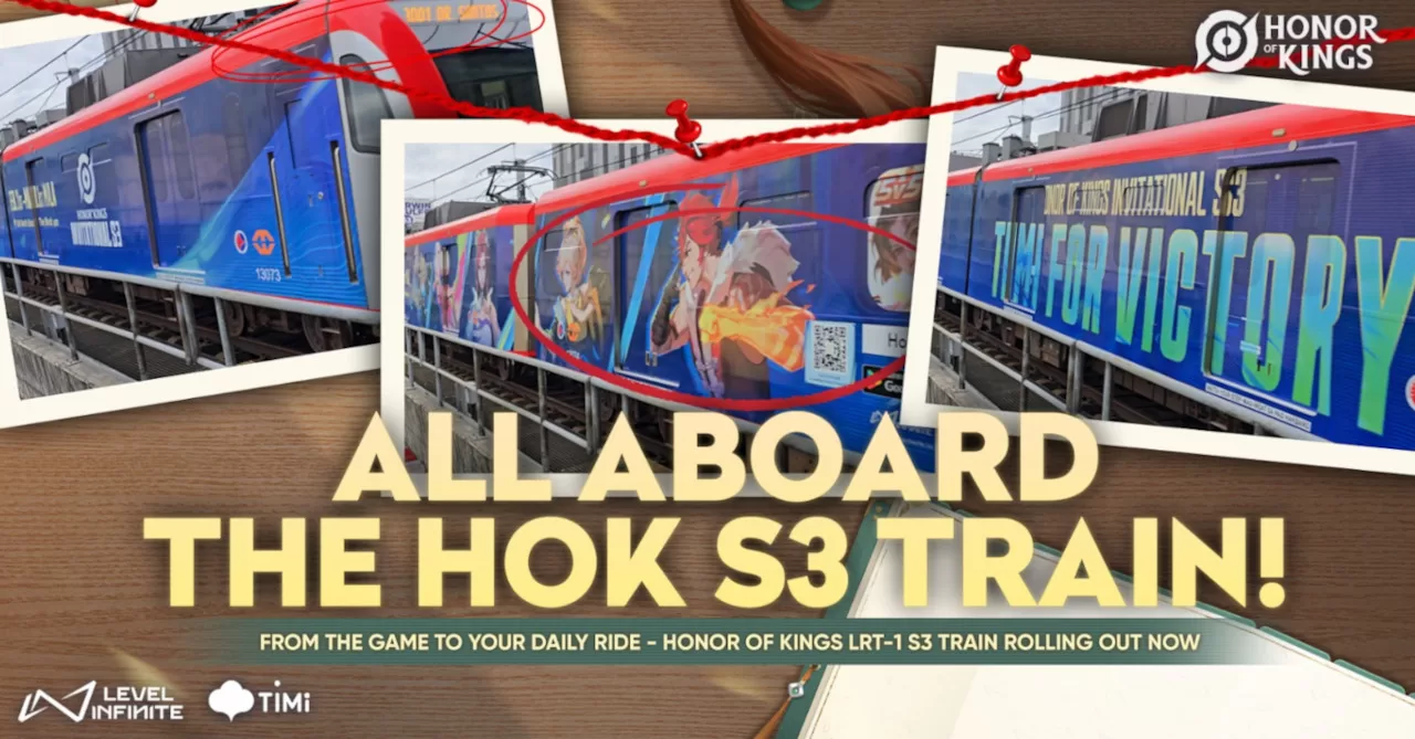 Honor of Kings teams up with LRT-1 Express for a special HoK-wrapped ...
