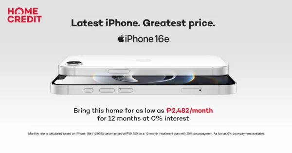Home Credit offers 0% interest deals on new iPhone 16e - UnGeek