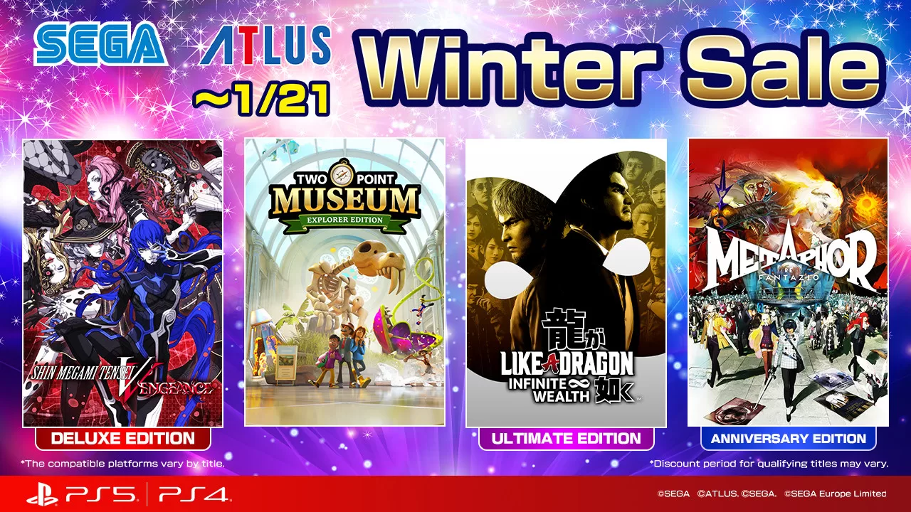 The SEGA Winter Sale 2026 is now live on the PlayStation Store - UnGeek