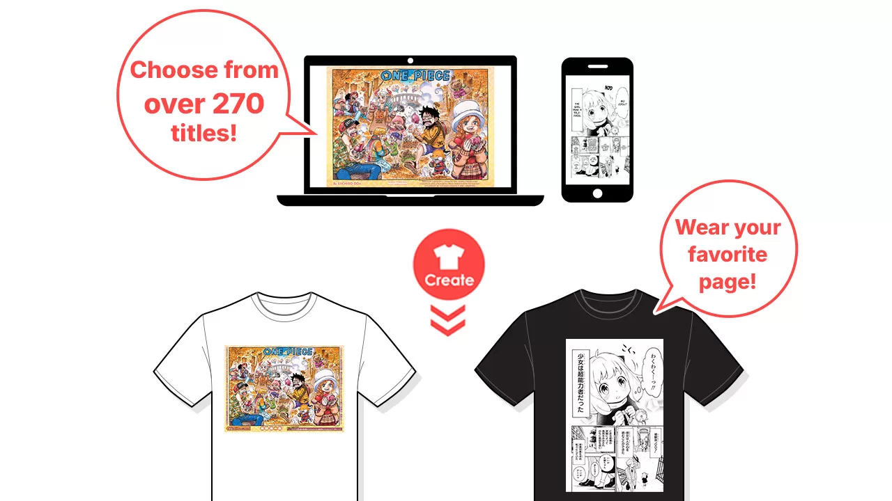 Manga Plus launches new T-Shirt Maker service - UnGeek