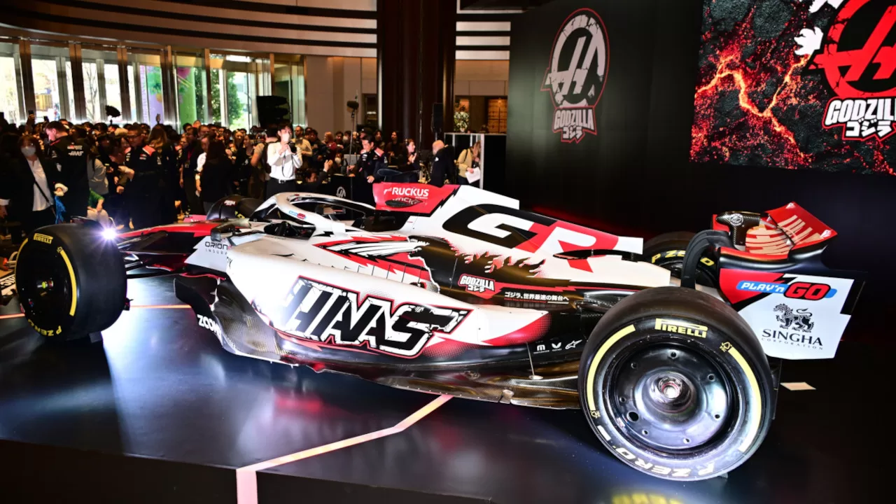 TGR Haas F1 Team unveils special Godzilla livery ahead of the Japanese ...